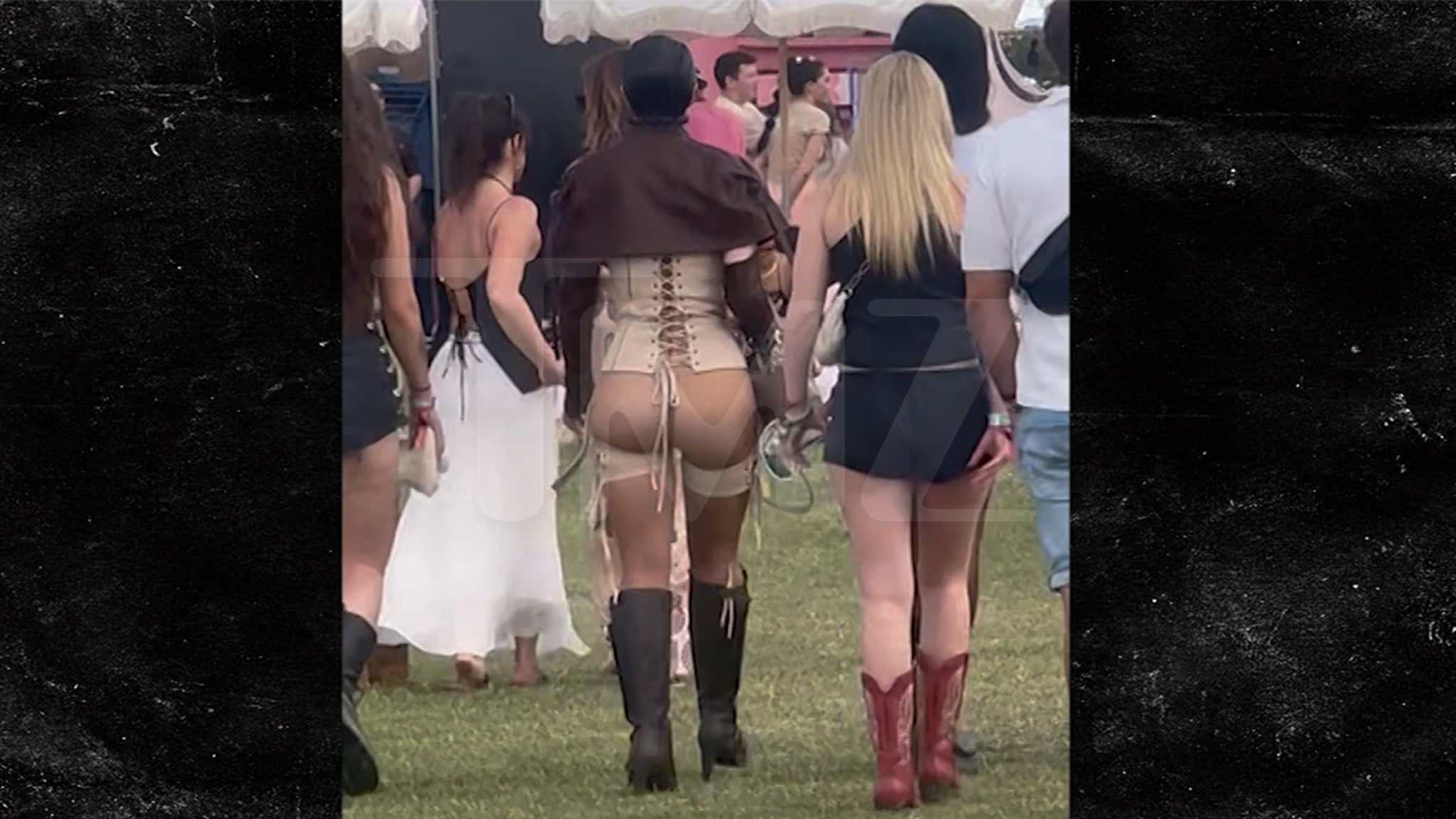 Julia Fox Shows Off Butt Cheeks