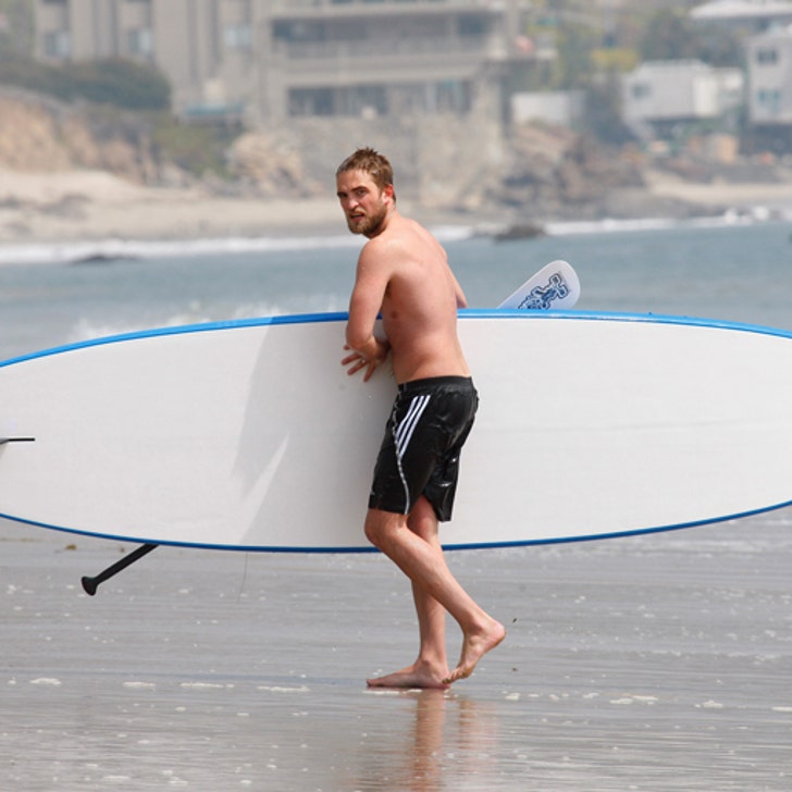 Robert Pattinson Beach