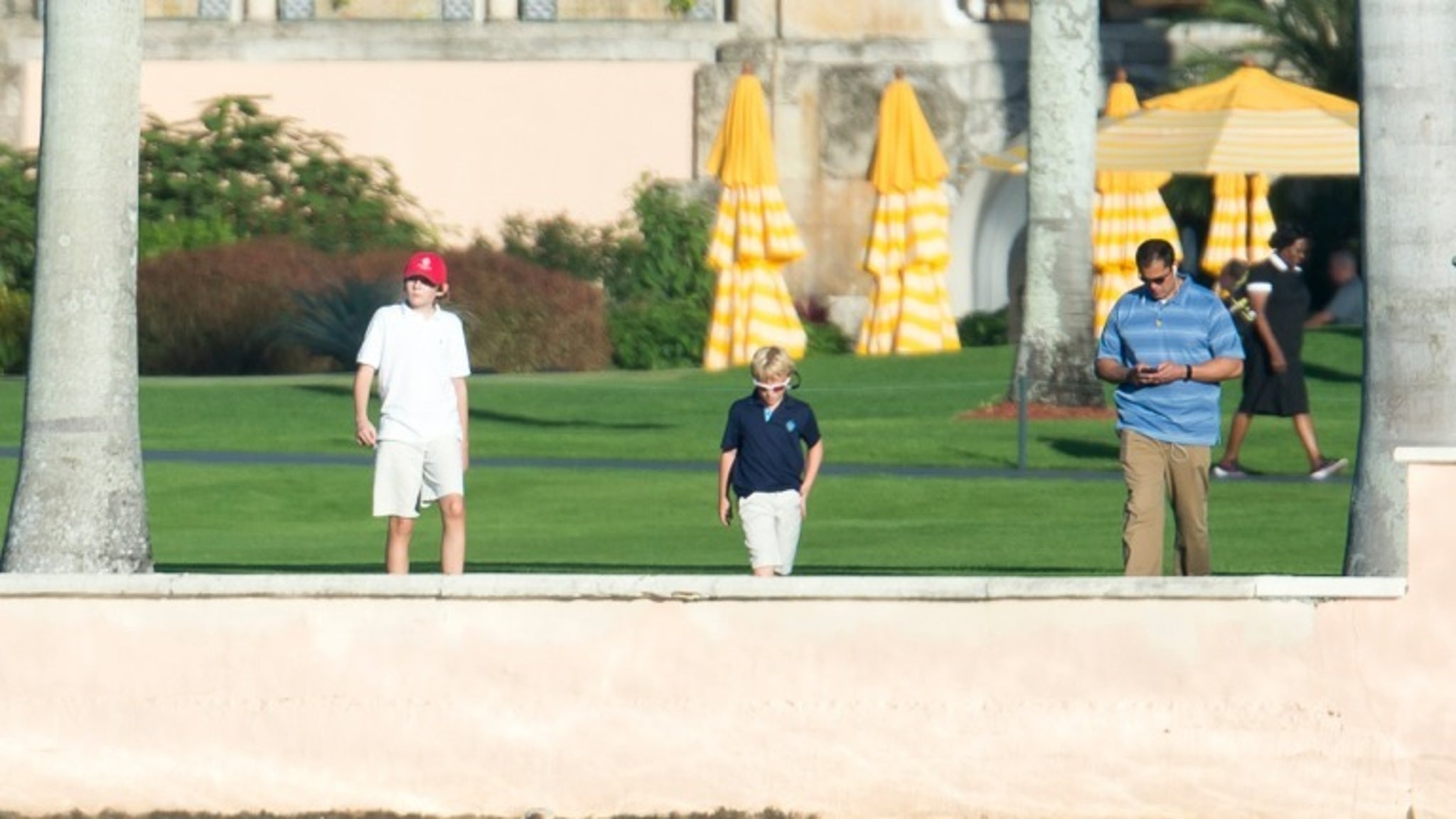 Barron Trump -- Secret Service Gun Show