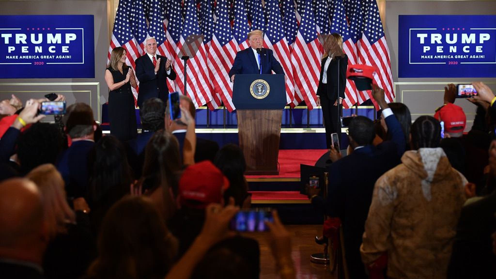 Inside Trump's Election Night Event At The White House