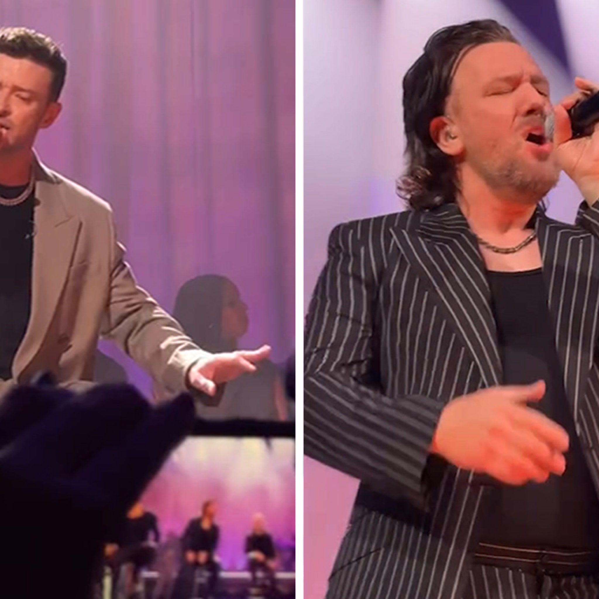 Nsync Justin Timberlake Bruiloft NSYNC (minus Justin Timberlake) Bij