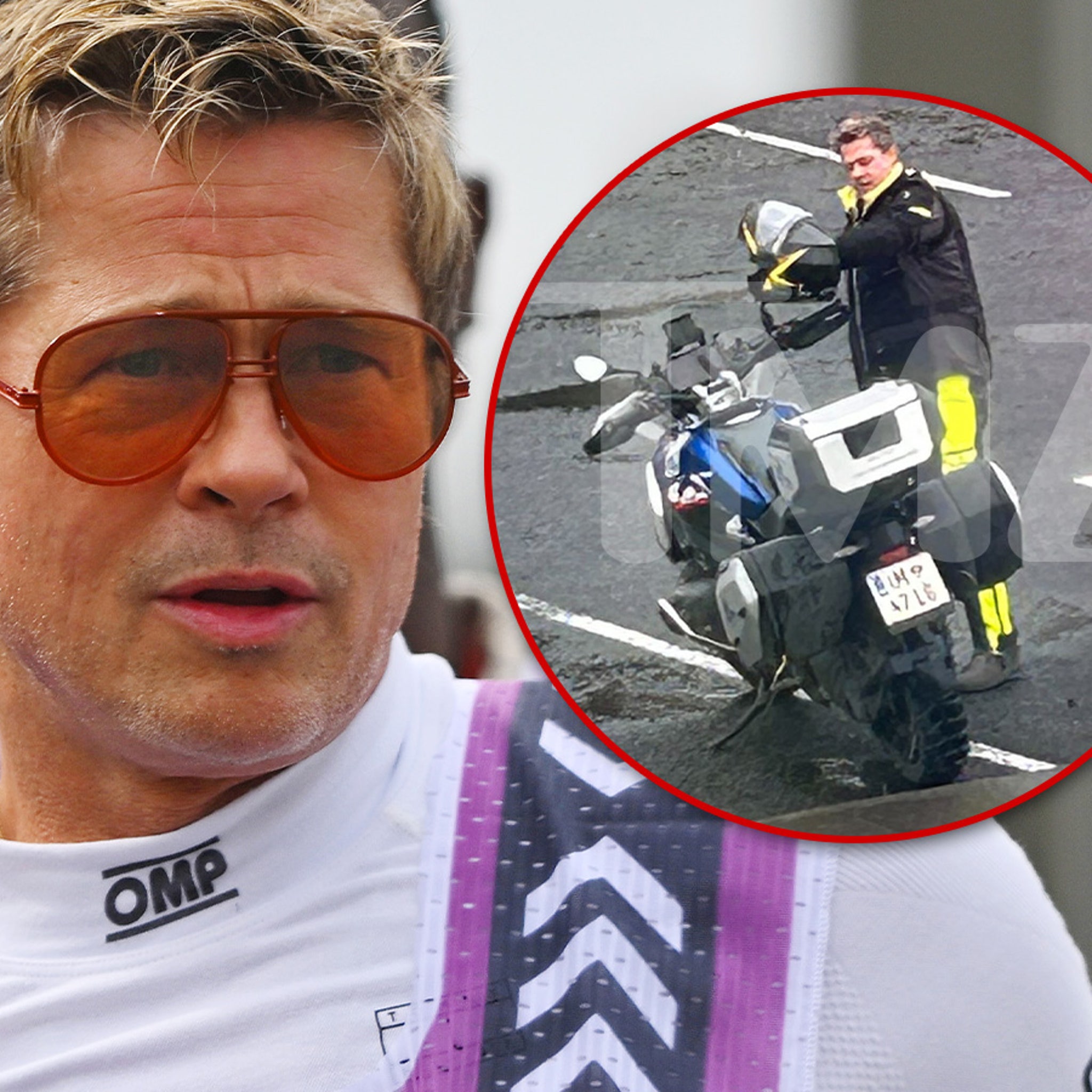 Brad Pitt Motorcycle