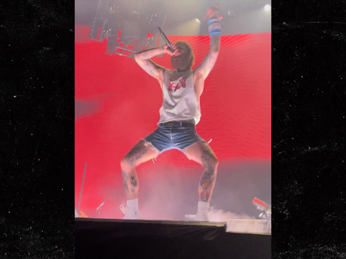 Post Malone Gives his Sweaty Socks to a Young Fan - Celebria - ATRL