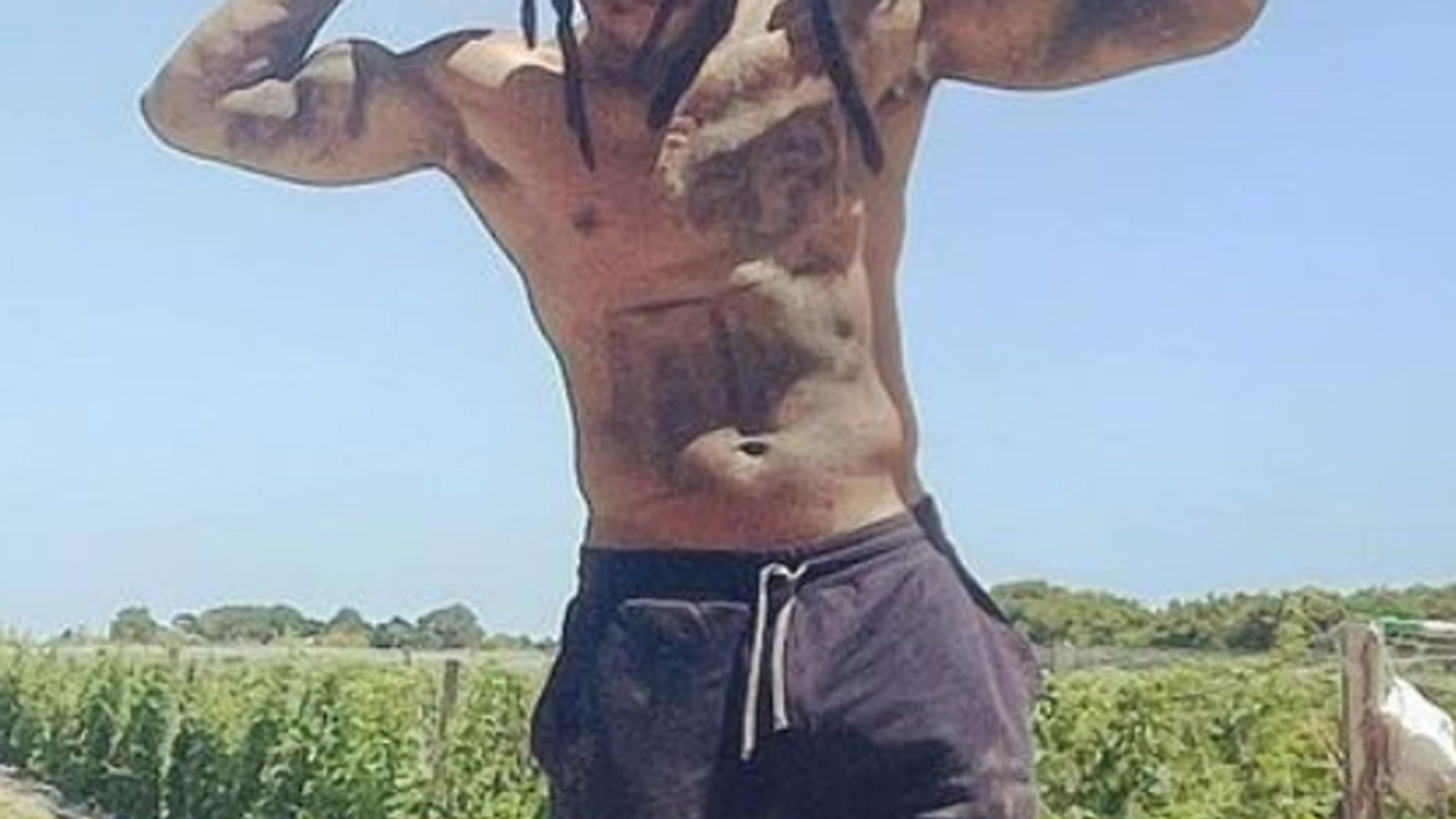 Ripped NFL Abs -- Guess Who!