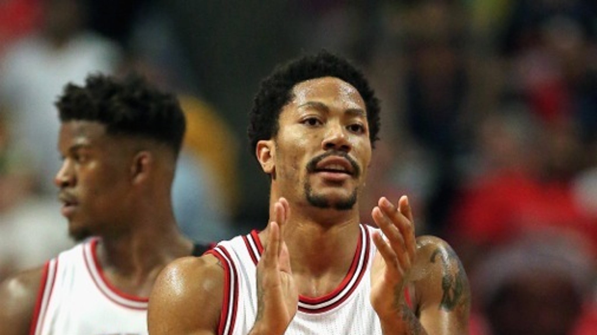 Derrick Rose On The Court