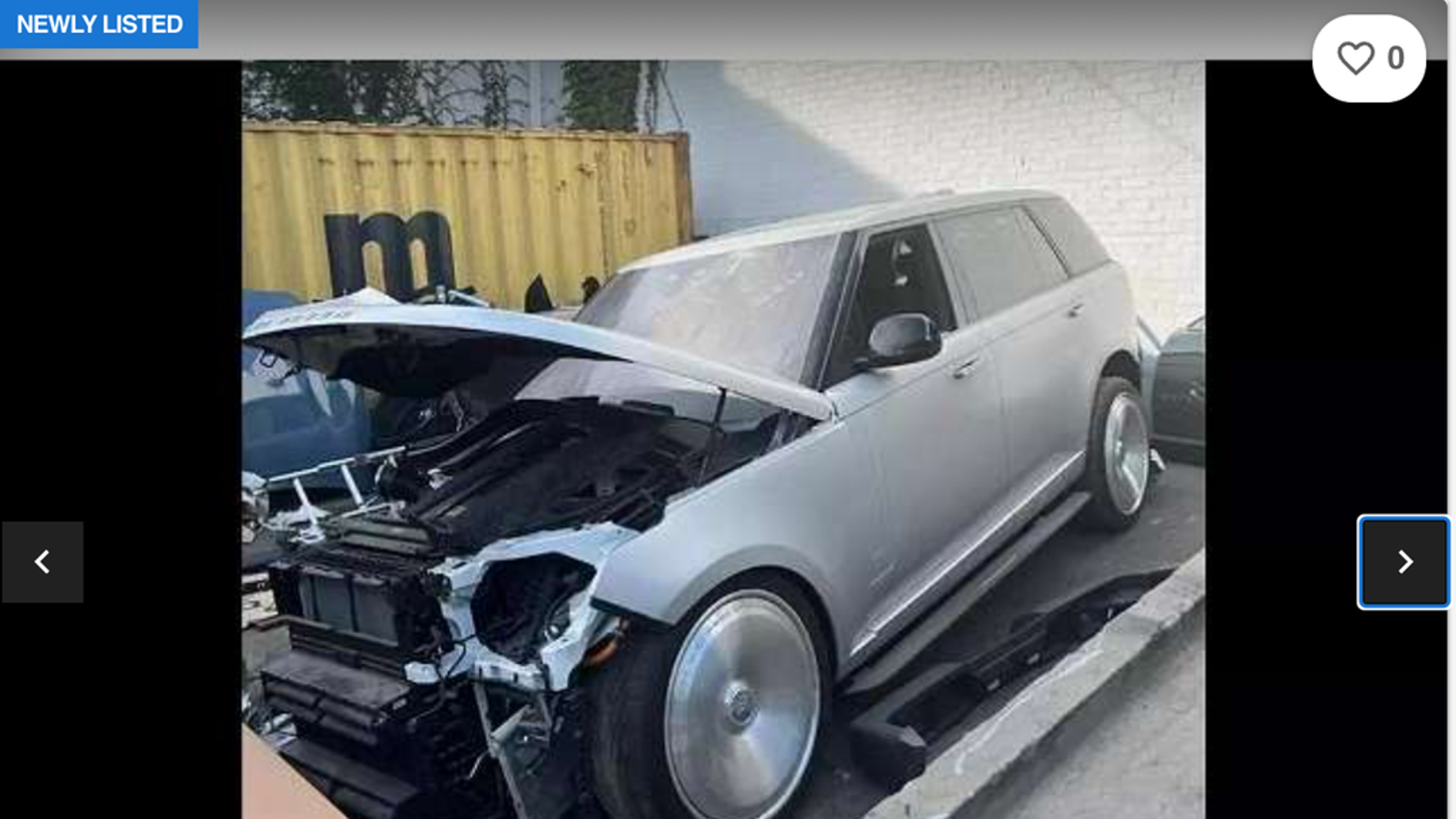 Kim Kardashian's Crashed Range Rover