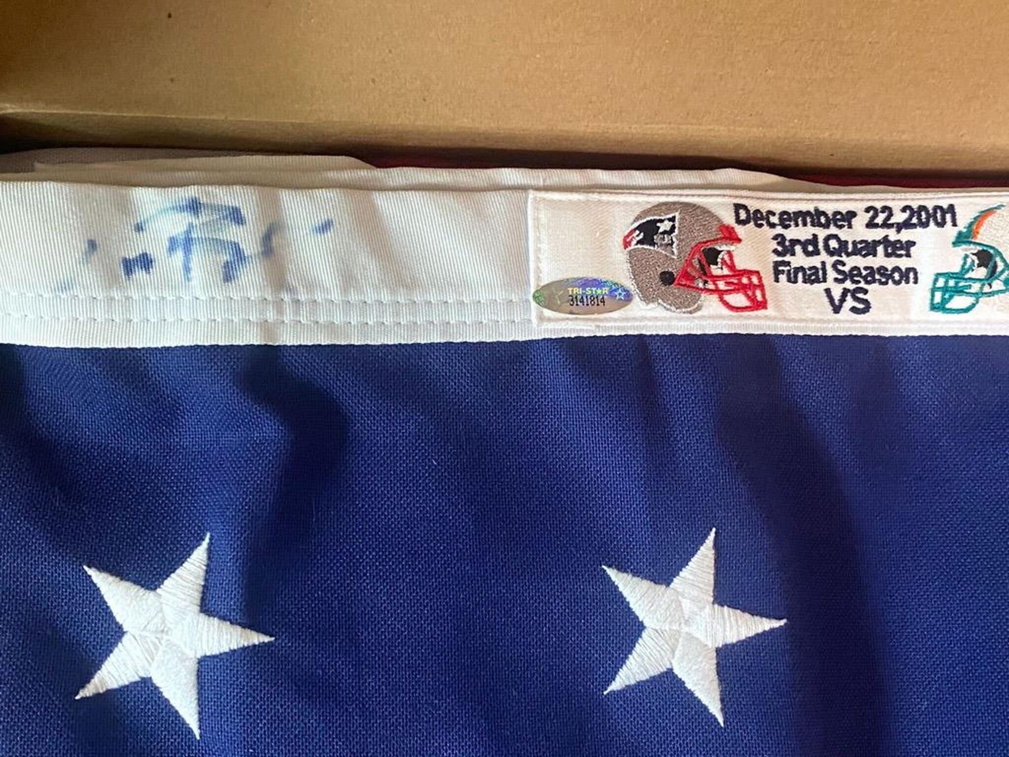 Tom Brady-Signed Flag Tom Brady-Signed Flag