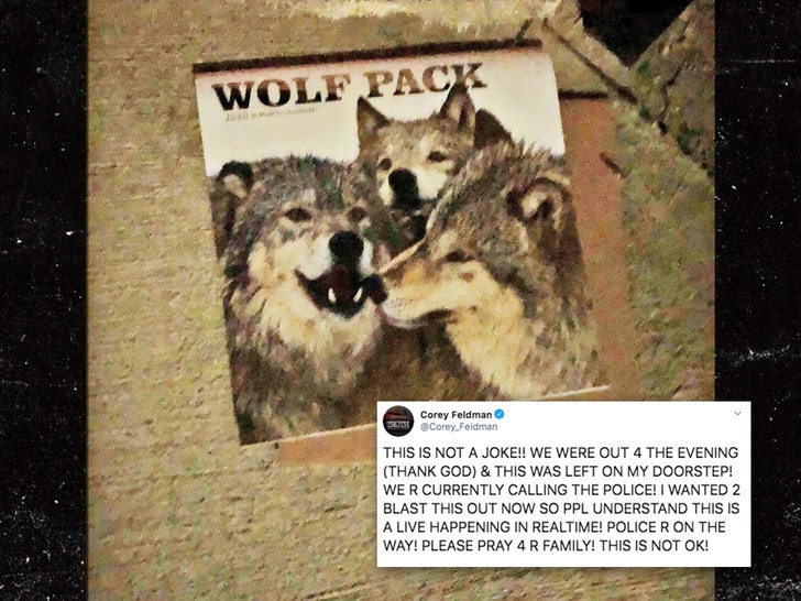 Wolf Pack Funny Corey Feldman Calls Cops After 'Wolf Pack' Left At His