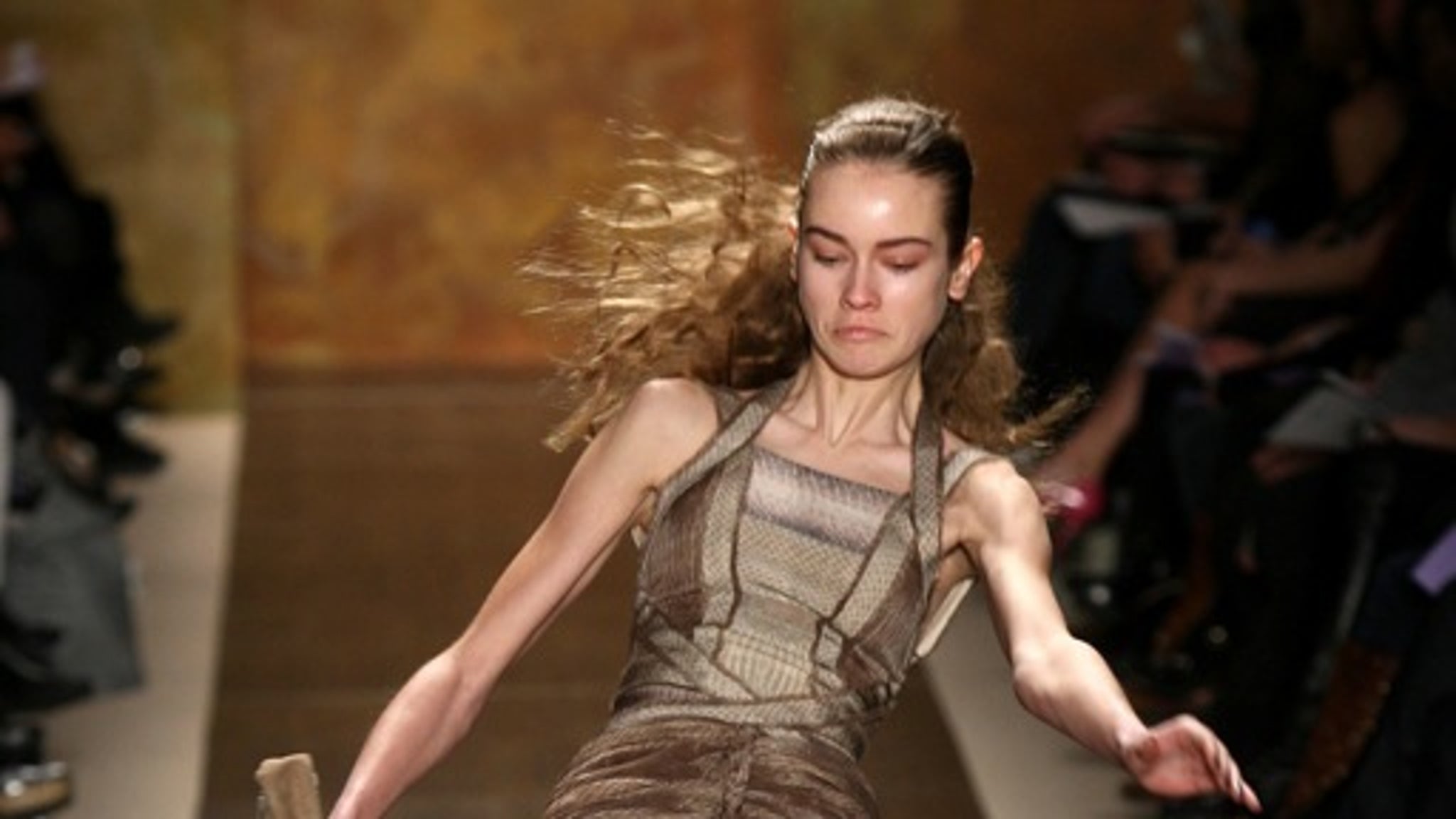 Models Falling On the Runway