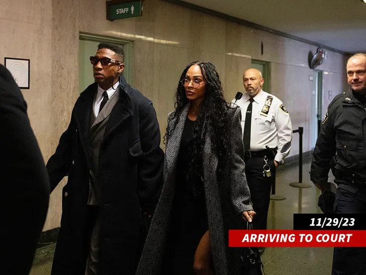 TMZ: Jonathan Majors Assault Trial Strengthening Bond With Meagan Good ...