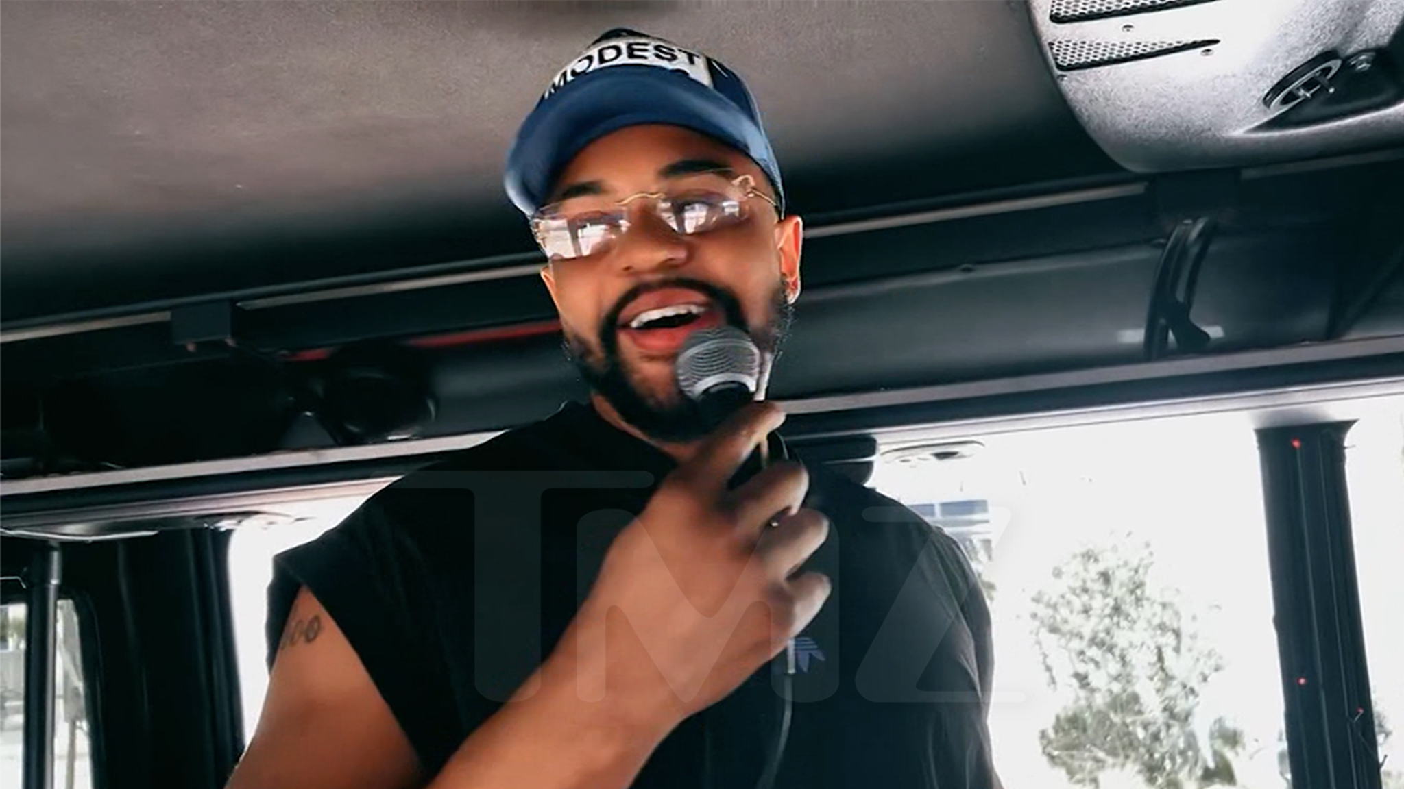 TMZ Brunch Bus Taken Over by Brandon Anthony, Turns Ride Into Black ...