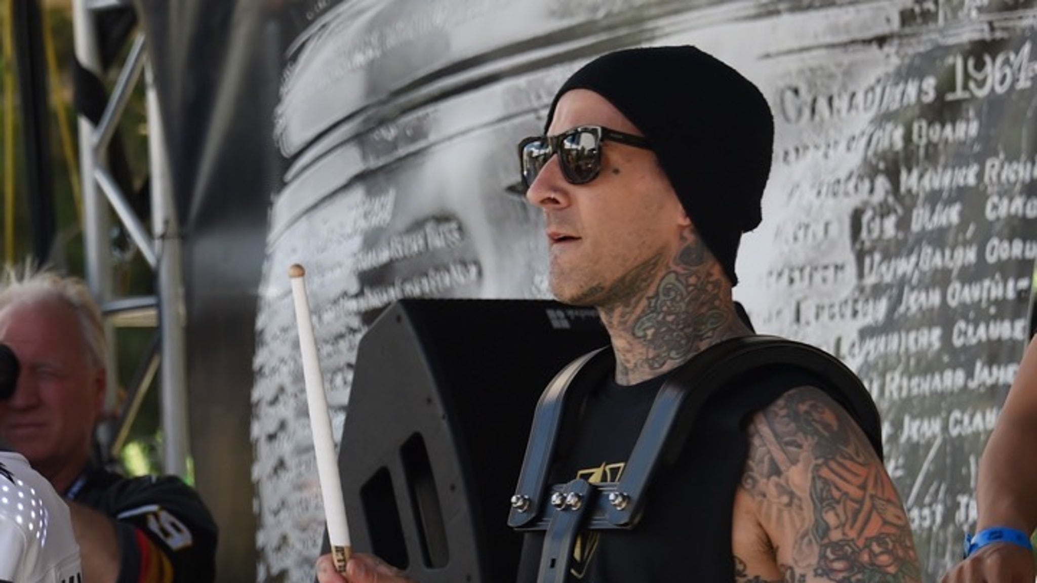 Travis Barker Performance Photos