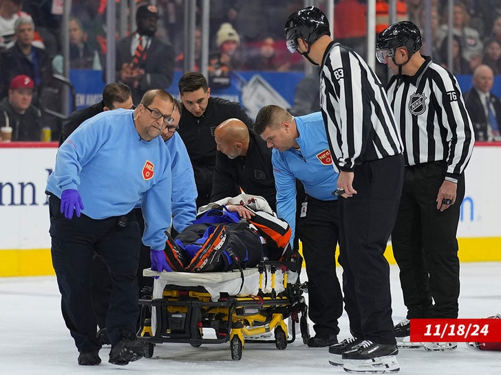 NHL Ref Hospitalized After Scary Collision With Player