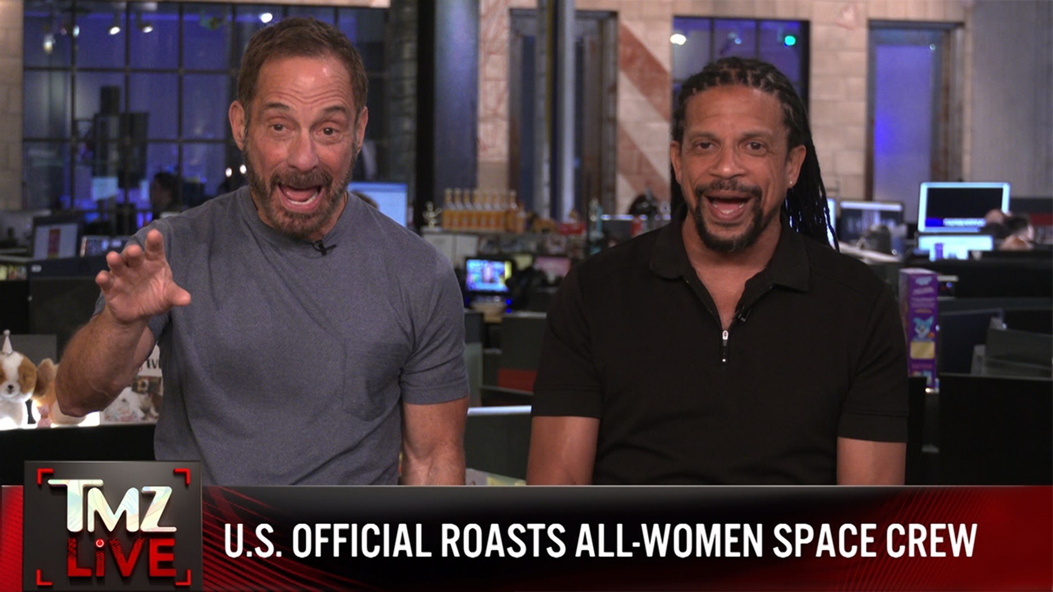 Transportation Secretary Roasts Blue Origin Crew | TMZ Live