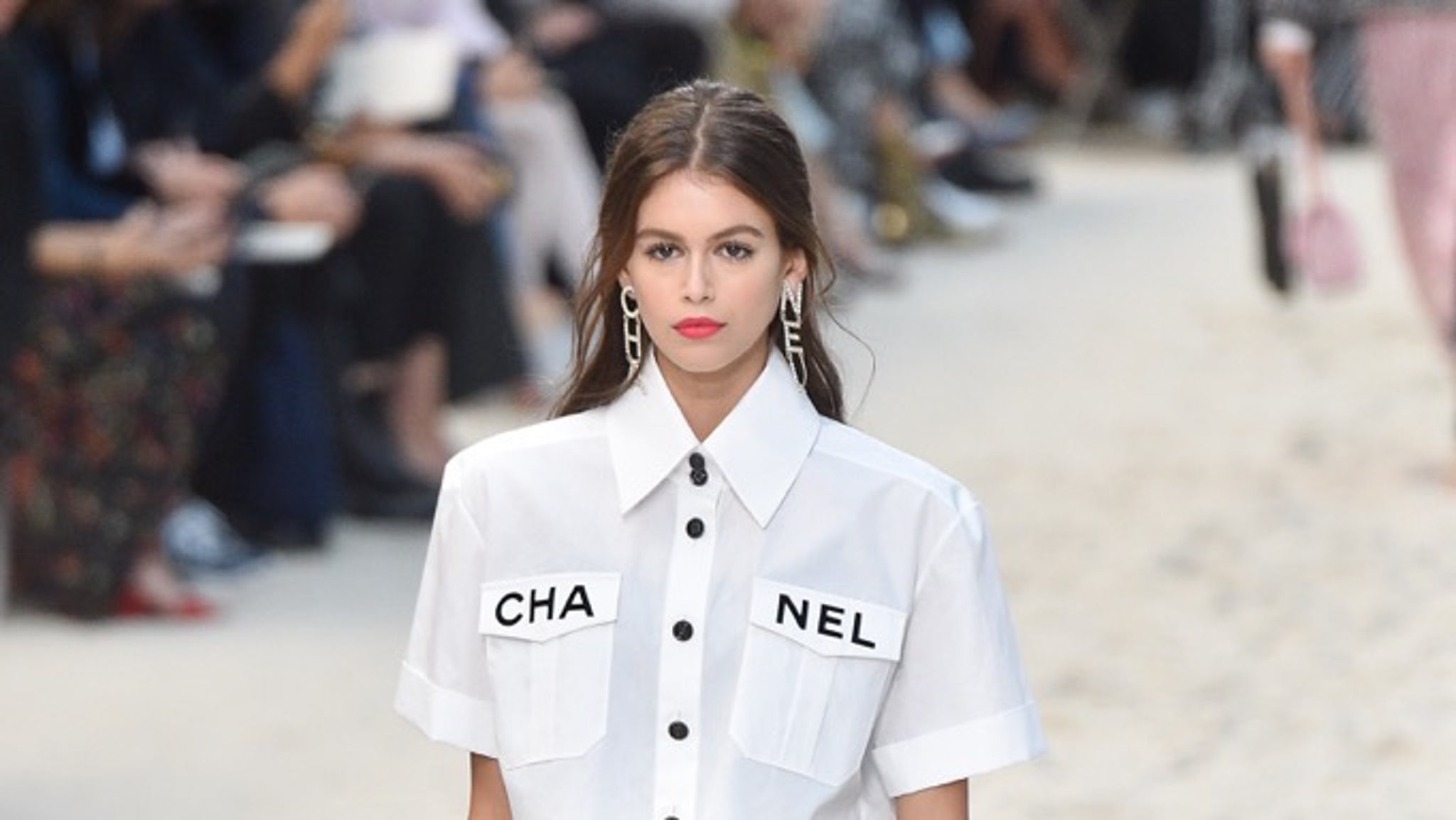 Celebs Walking The Chanel Runway
