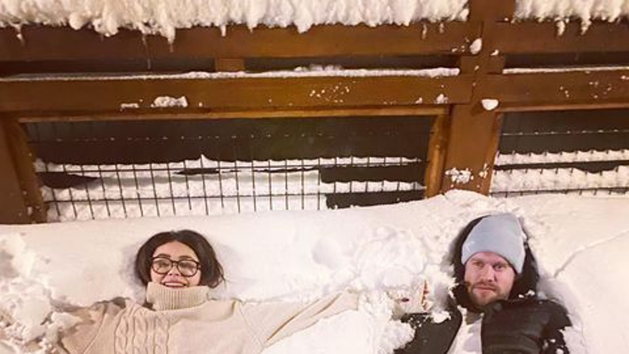 Stars In Snow ... Brrr It's Cold Out Here!