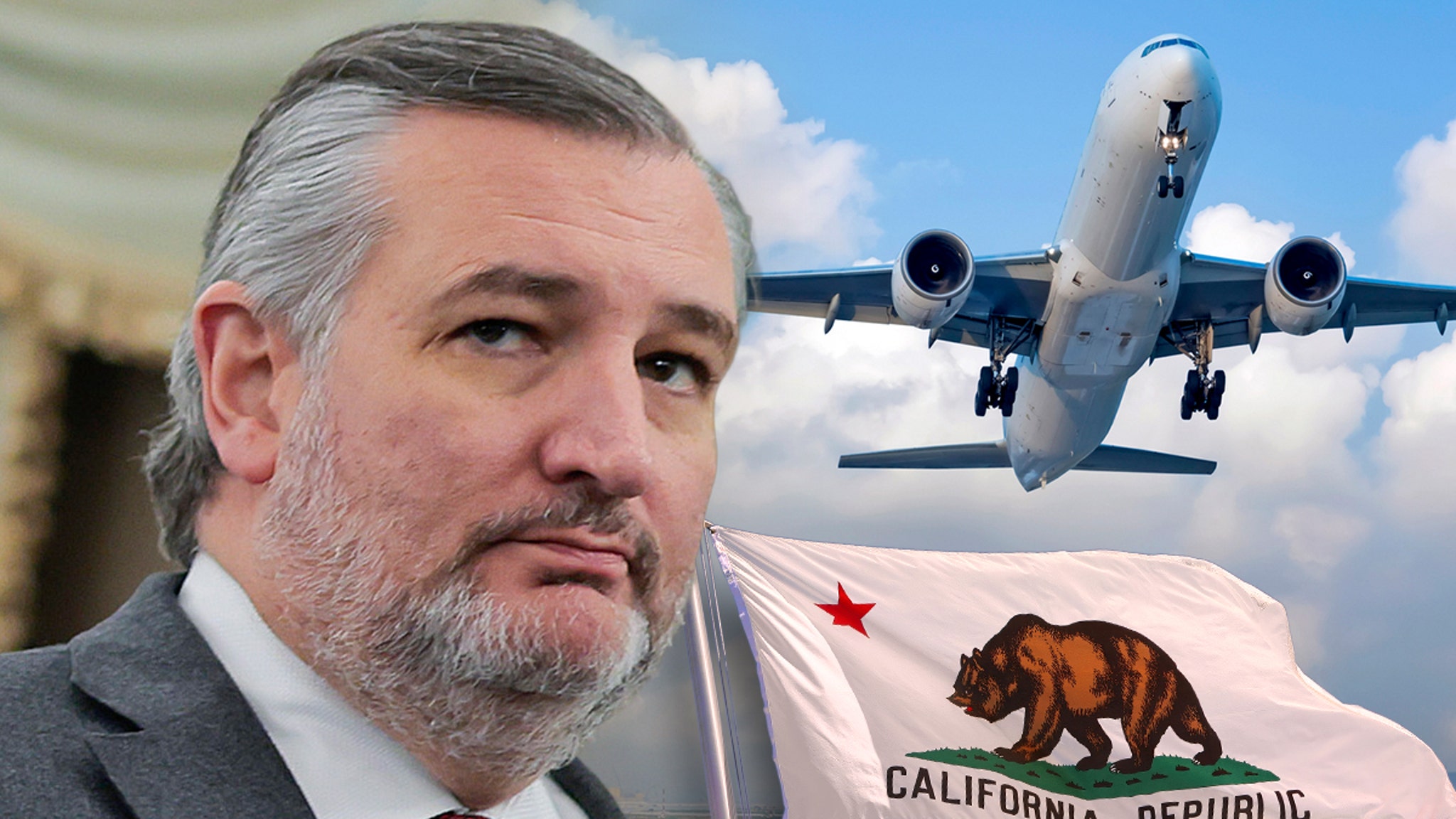 Ted Cruz Seen Flying to California Ahead of Winter Storm in Texas