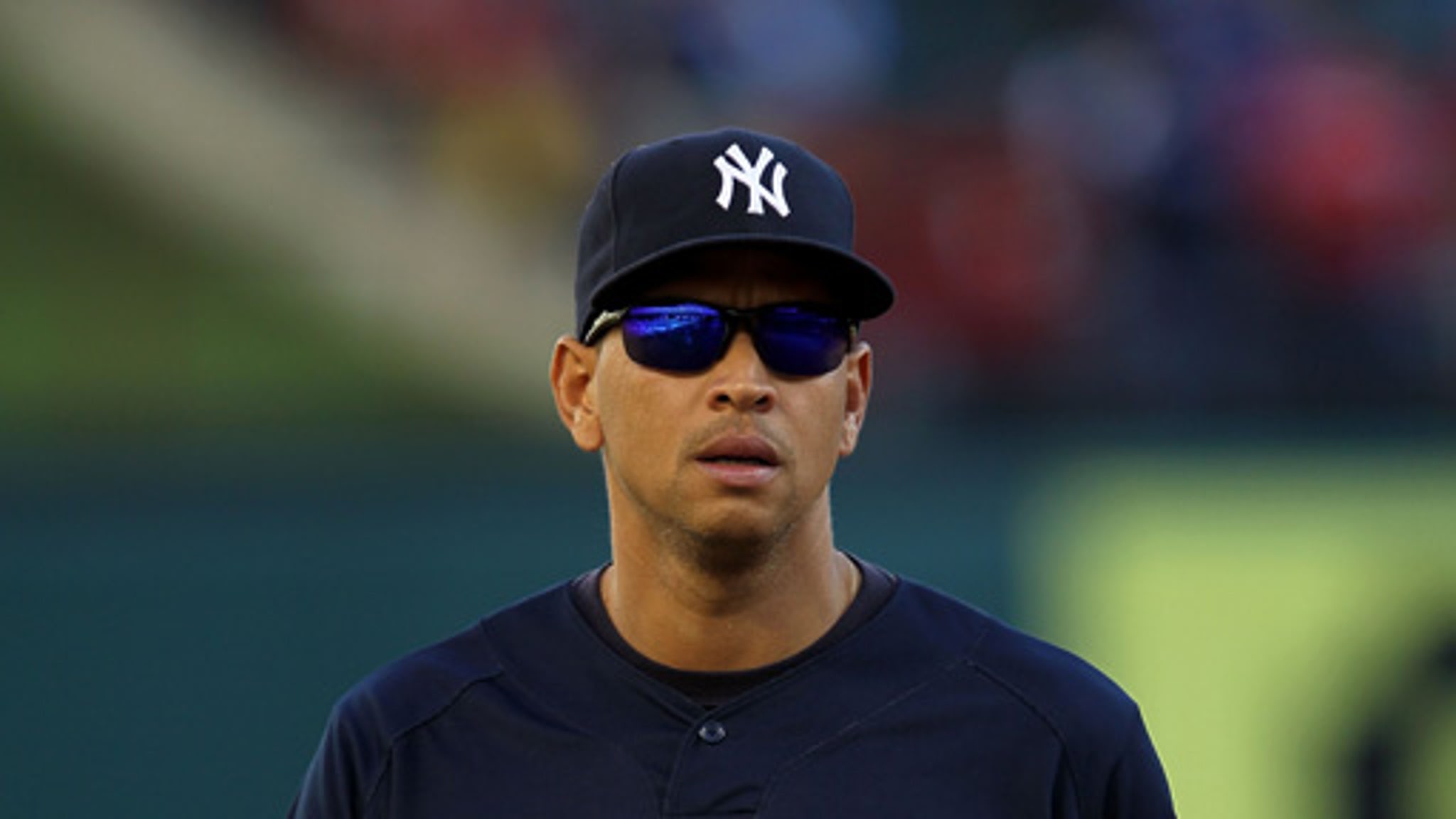 Alex Rodriguez On The Field