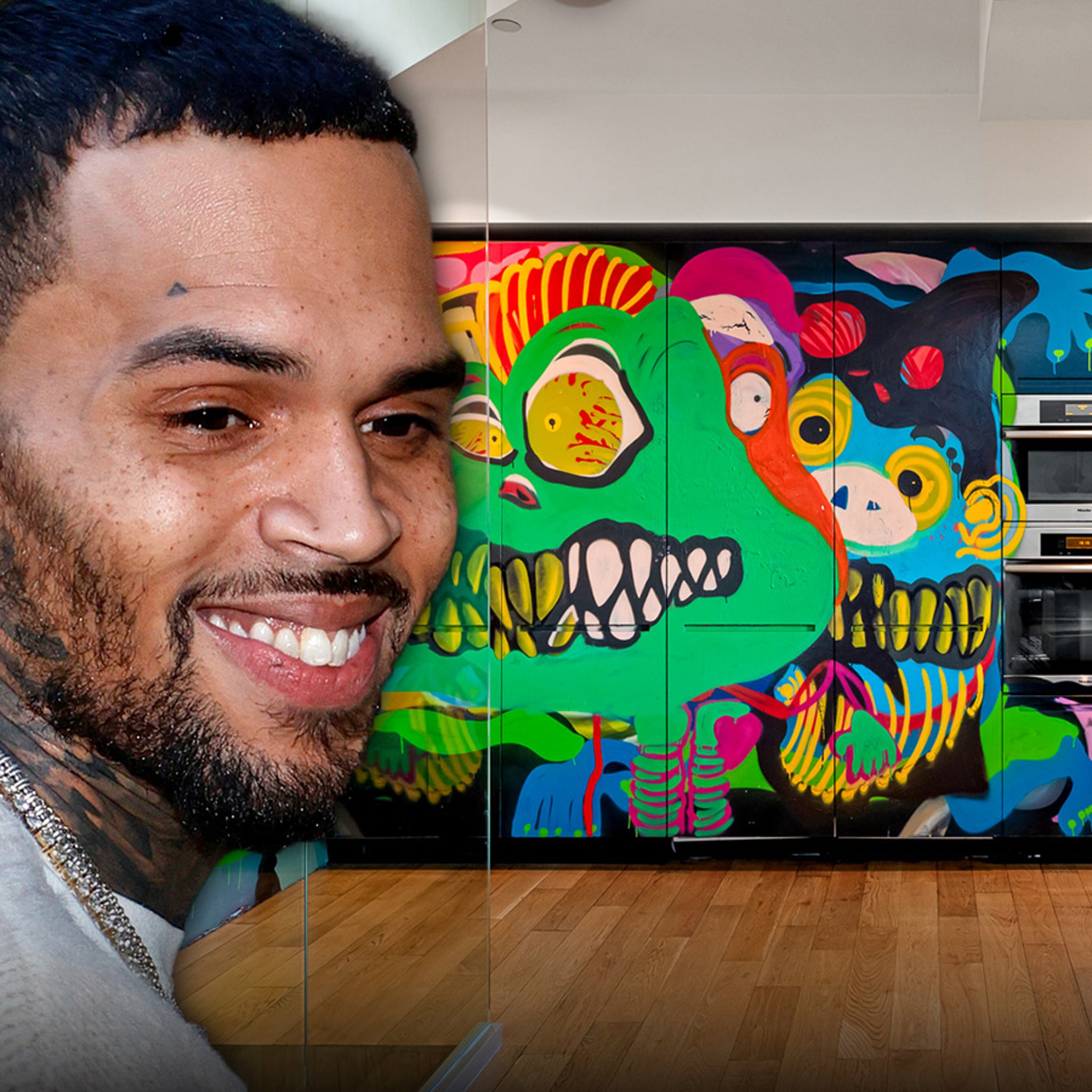 Graffiti Chris Brown Art